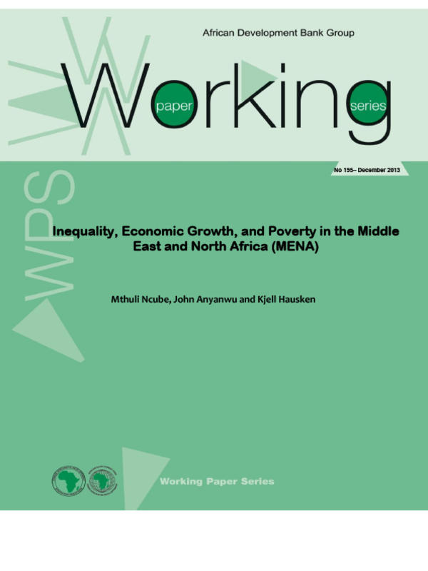 Inequality, economic growth, and poverty in the Middle East and North ...